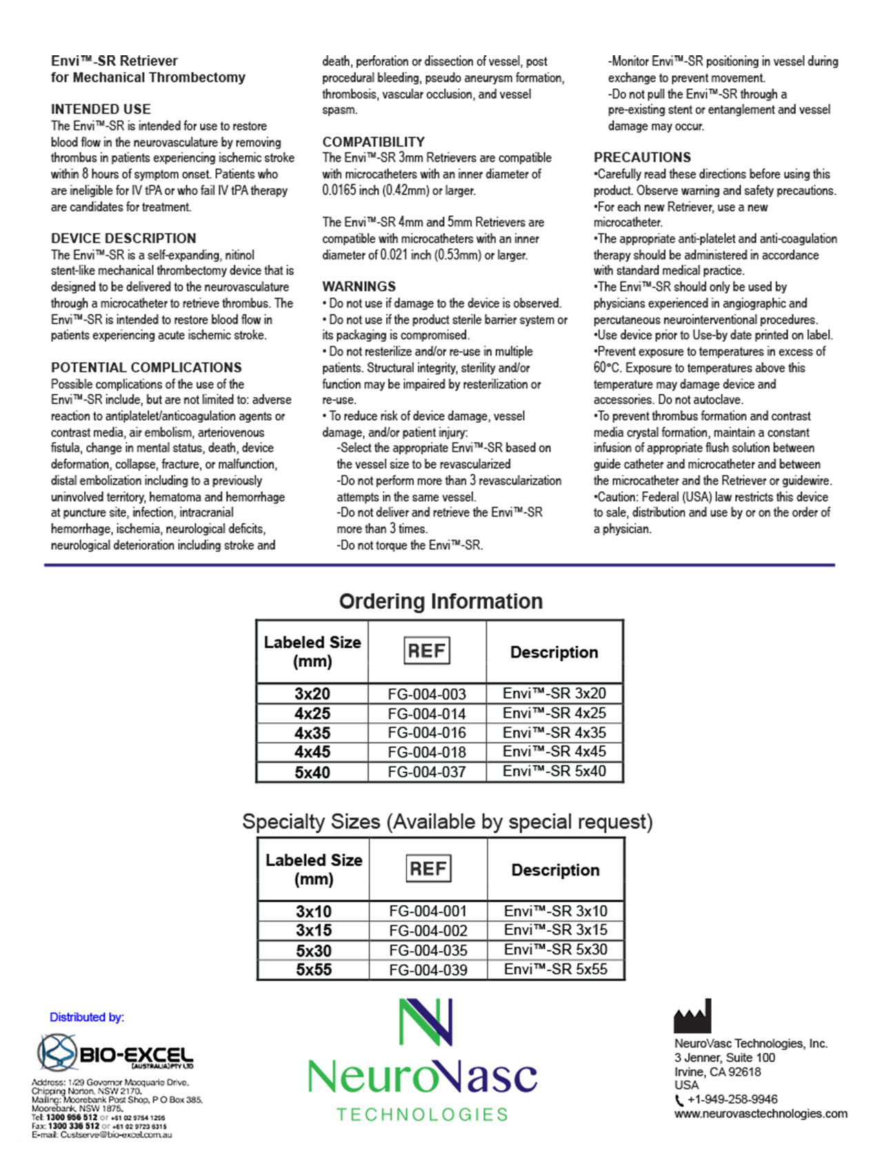 Envi-SR – Bio-Excel
